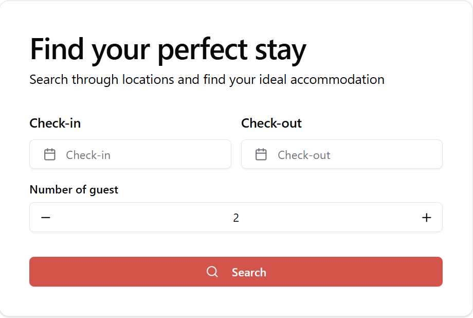 Direct Booking Website - Homesberg